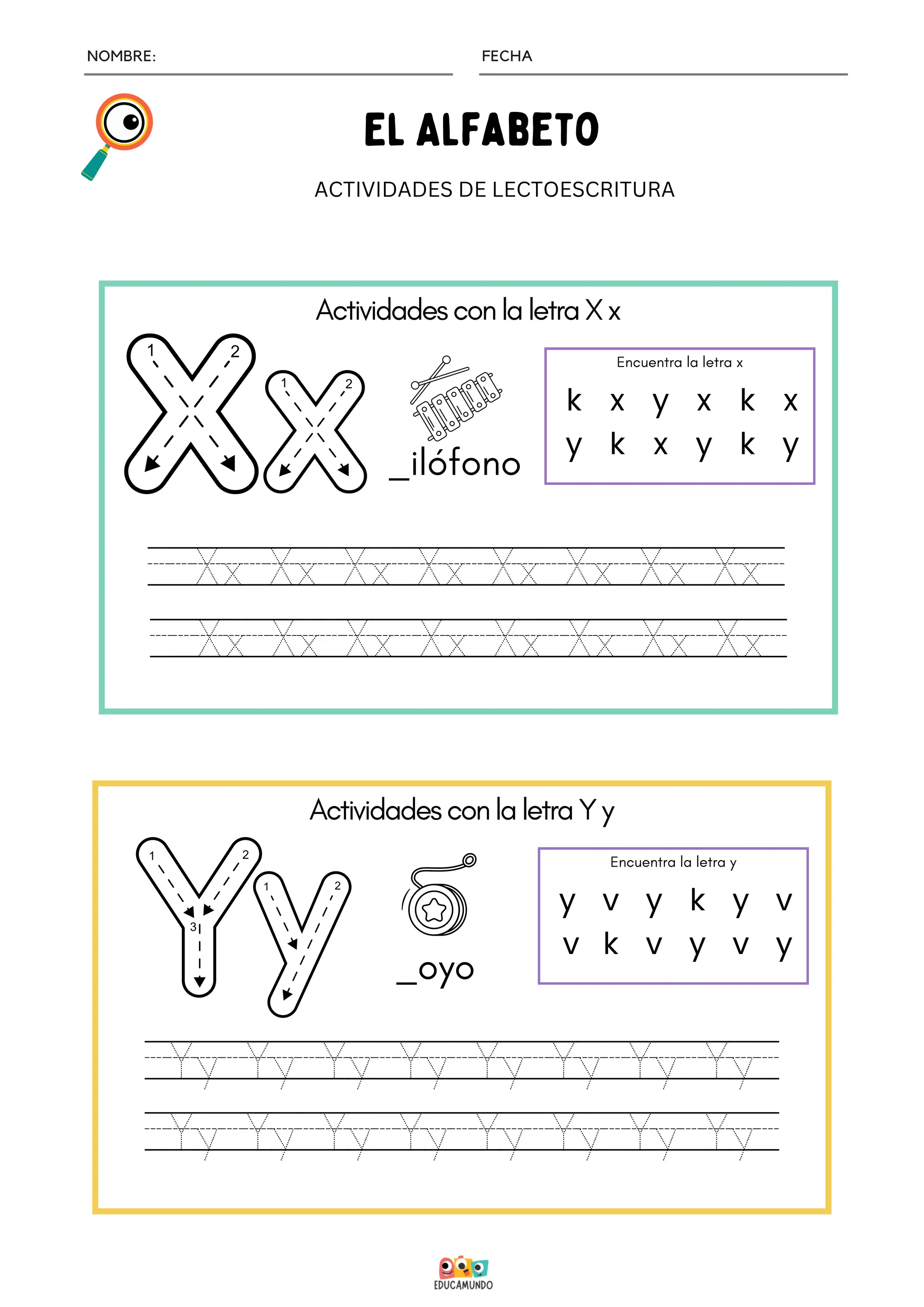Hojas De Trabajo Para Repasar El Alfabeto Hojas De Trabajo Con Vocales