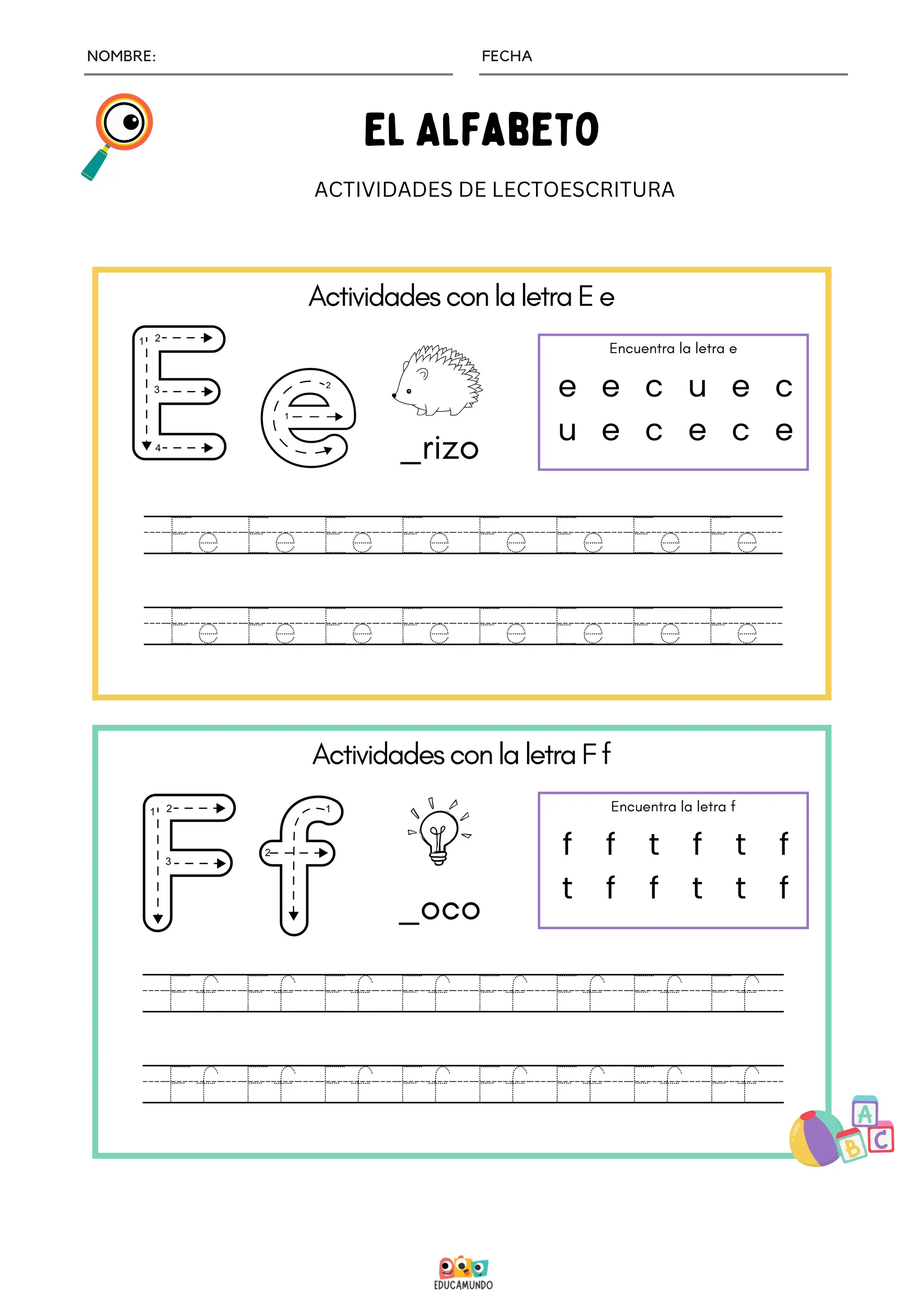 Trazando La Letra F