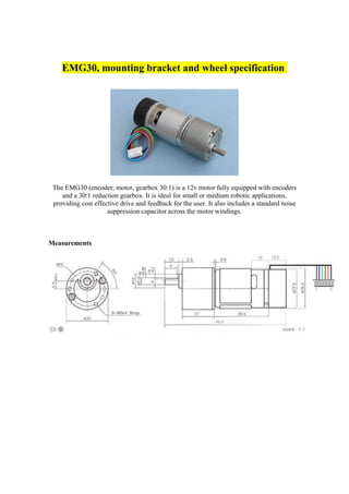 Hoja de datos motor cd emg30 | PDF