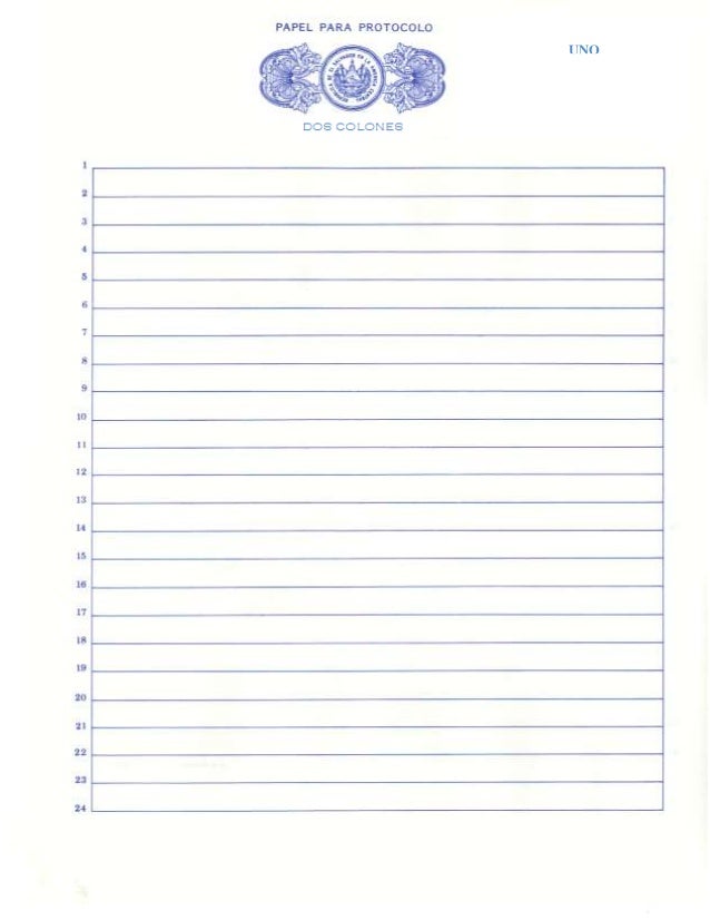 Hoja de protocolo