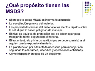 Hoja de seguridad | PPT