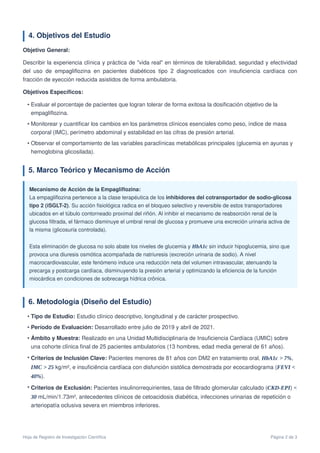Guia de investigacion empagliflozina pdf | PDF