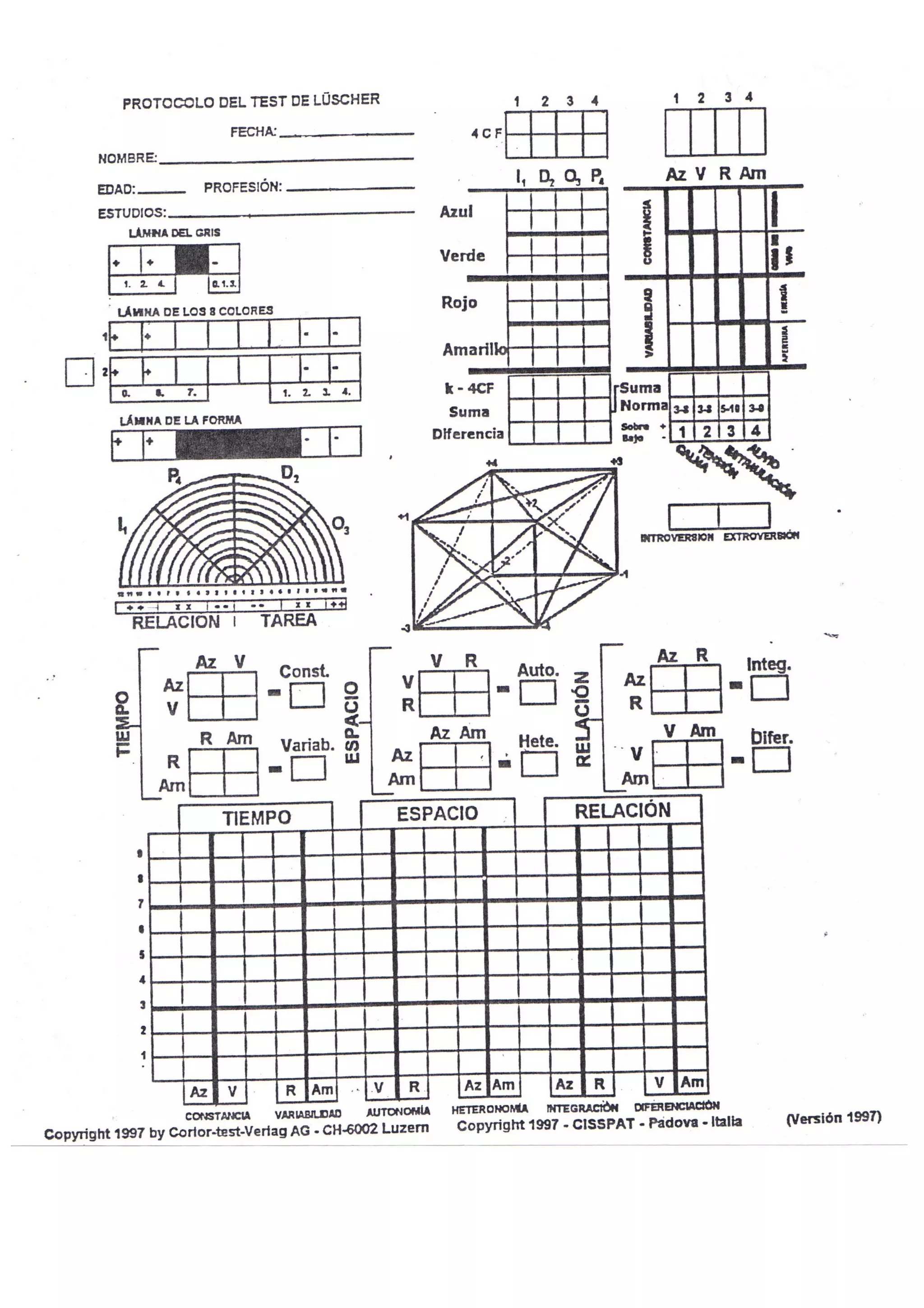 Hoja luscher | PDF