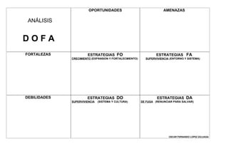 Hoja matriz dofa o foda | DOC