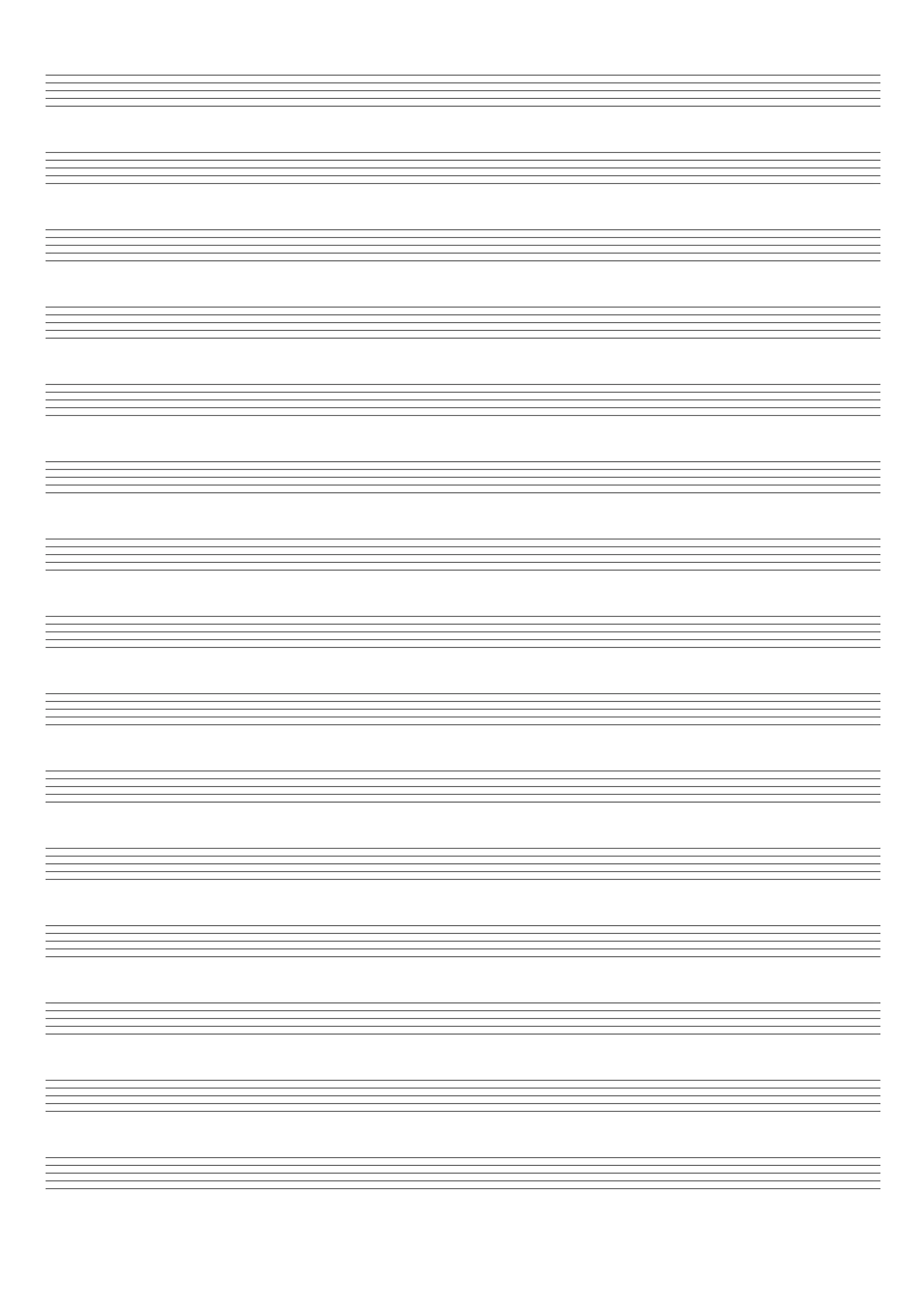 Hoja pentagramada | PDF