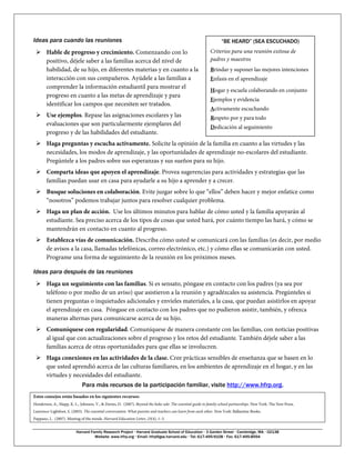 Hojas de Consejos Para Las Reuniones | PDF