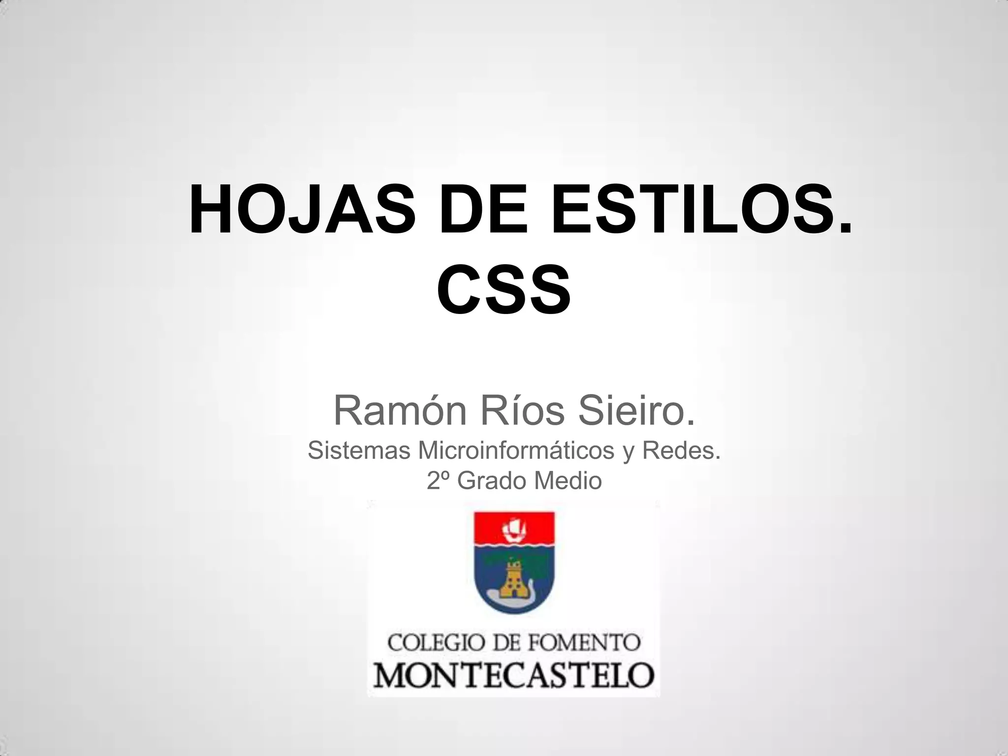 Introducción a CSS | PPT