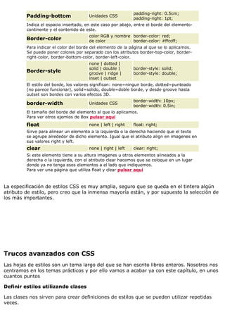 Hojas de estilo css | PDF