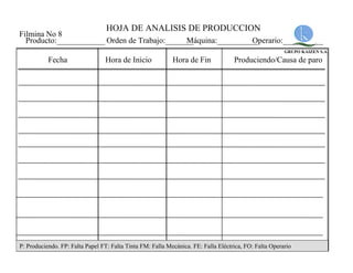 Hojas De Inspeccion | PDF