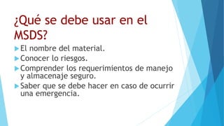 HOJAS MSDS.pptx