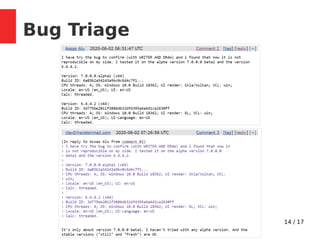 Bug Triage for Quality Assurance in LibreOffice 2020-06 | PDF