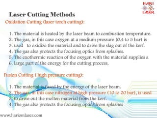 The Laser cutting Process | PPTX