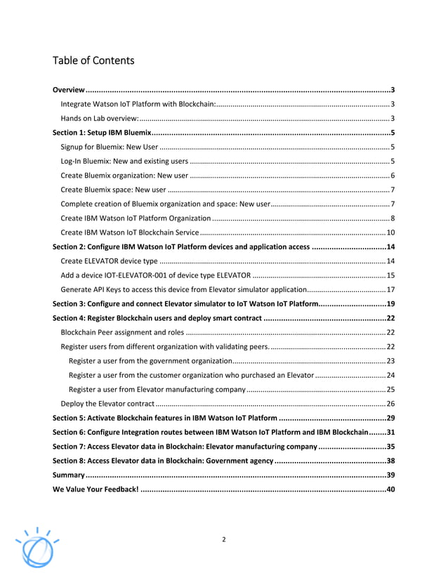 Integrating IBM Watson IoT Platform IBM Blockchain Lab | PDF | Cloud Computing | Internet