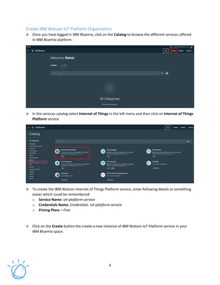 Integrating IBM Watson IoT Platform IBM Blockchain Lab | PDF