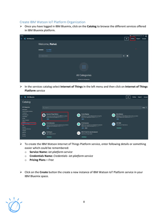 Integrating IBM Watson IoT Platform IBM Blockchain Lab | PDF | Cloud Computing | Internet