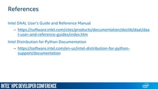 Get Your Hands Dirty with Intel® Distribution for Python* | PPT