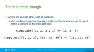 Accelerate Your Python* Code through Profiling, Tuning, and Compilation Part 2: Numba* | PDF ...