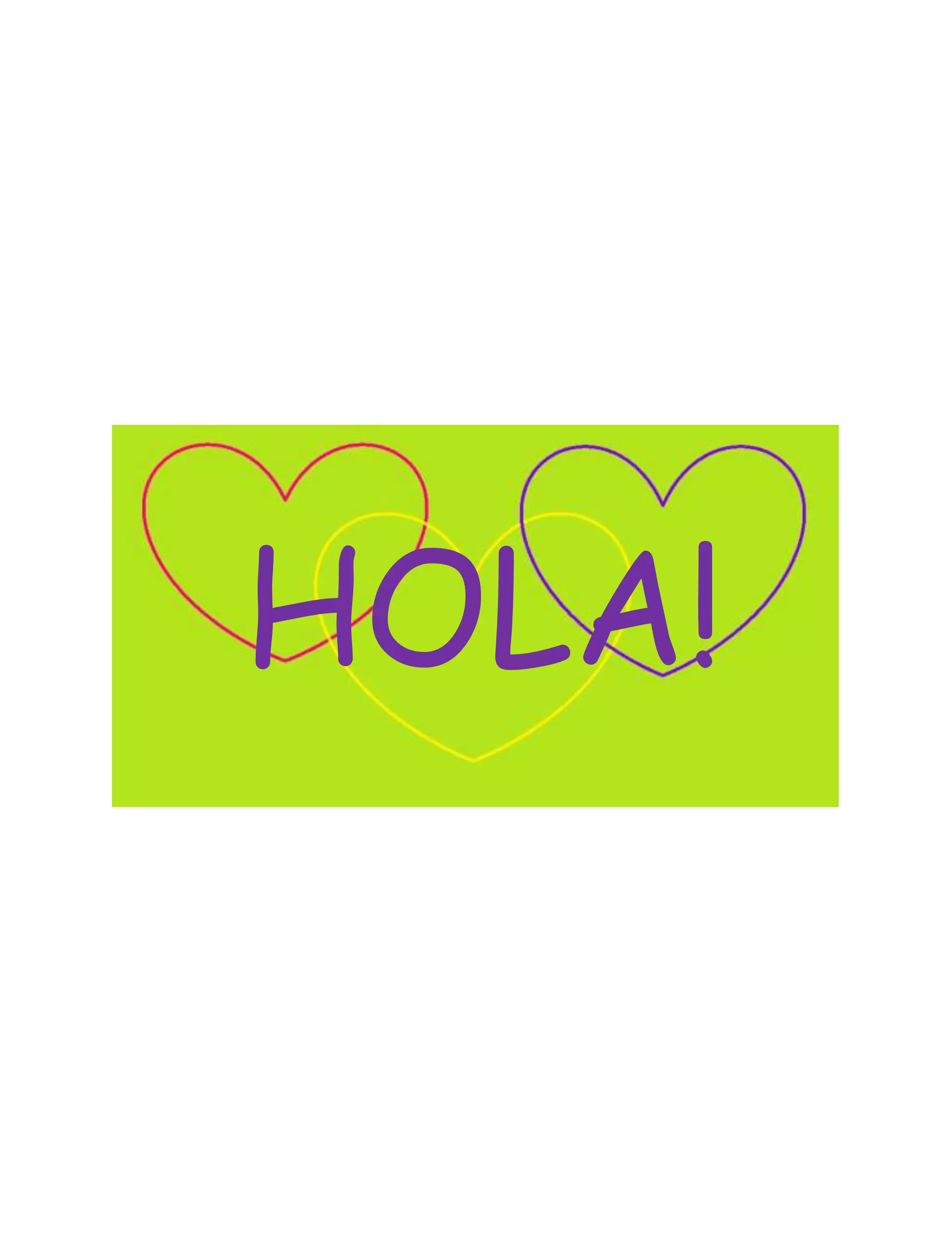 Hola | DOCX
