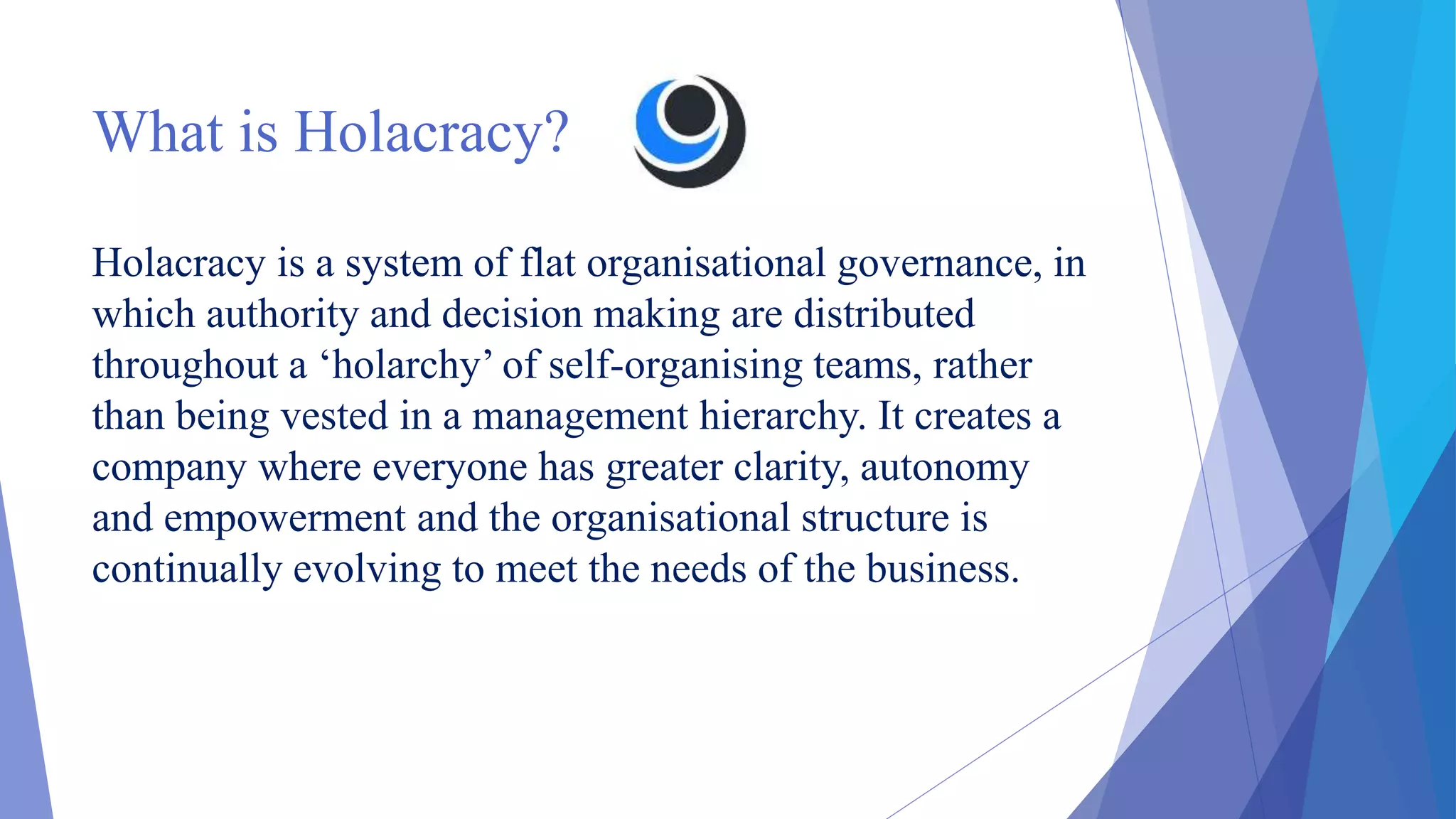 Holacracy | PPTX