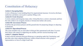 Holacracy | PPTX
