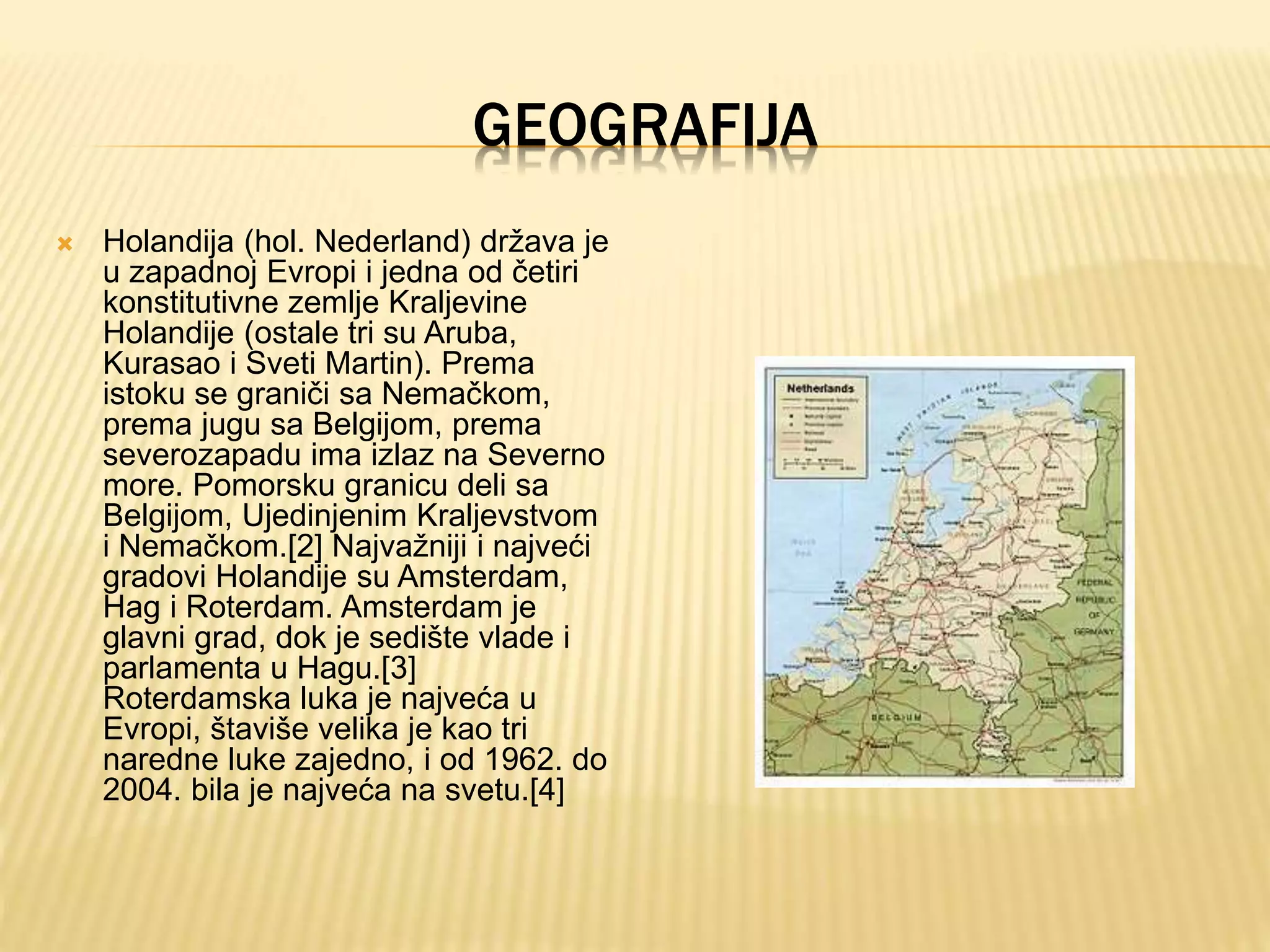 Holandija prezentacija | PPTX