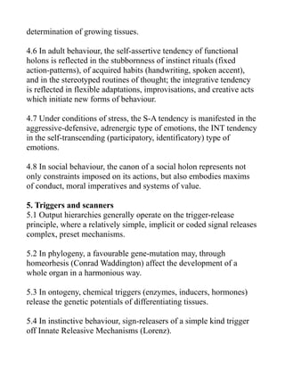 Holarchy holons-koestler | PDF | Biological Sciences | Science