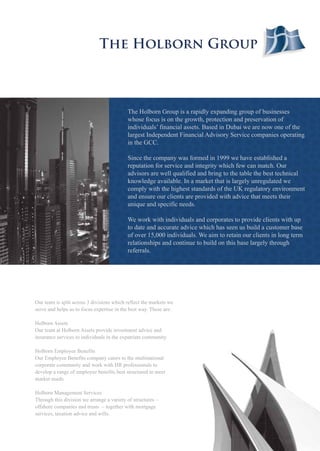 Holborn Brochure | PDF