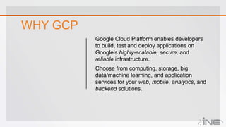 Intro to Google Cloud Platform Data Engineering. | PPT