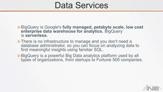 Intro to Google Cloud Platform Data Engineering. | PPTX