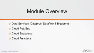 Intro to Google Cloud Platform Data Engineering. | PPTX