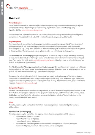 Holcim Foundation for Sustainable Construction - Holcim awards step-by ...
