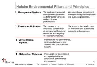 Holcim's AFR program - CMC.ppt it take a | PPT