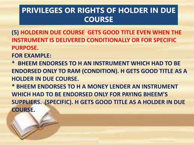 HOLDER IN DUE COURSE NEGOTIABLE INSTRUMENT.pptx