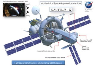 Time Frame Nautilus X Spacecraft