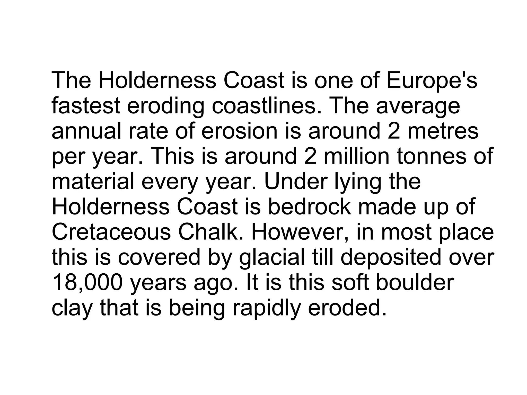 Holderness coastal erosion case study | PPT