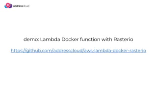 Serverless GeoTiffs | PPTX | Cloud Computing | Internet