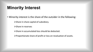 Holding and subsidiary company. | PPTX