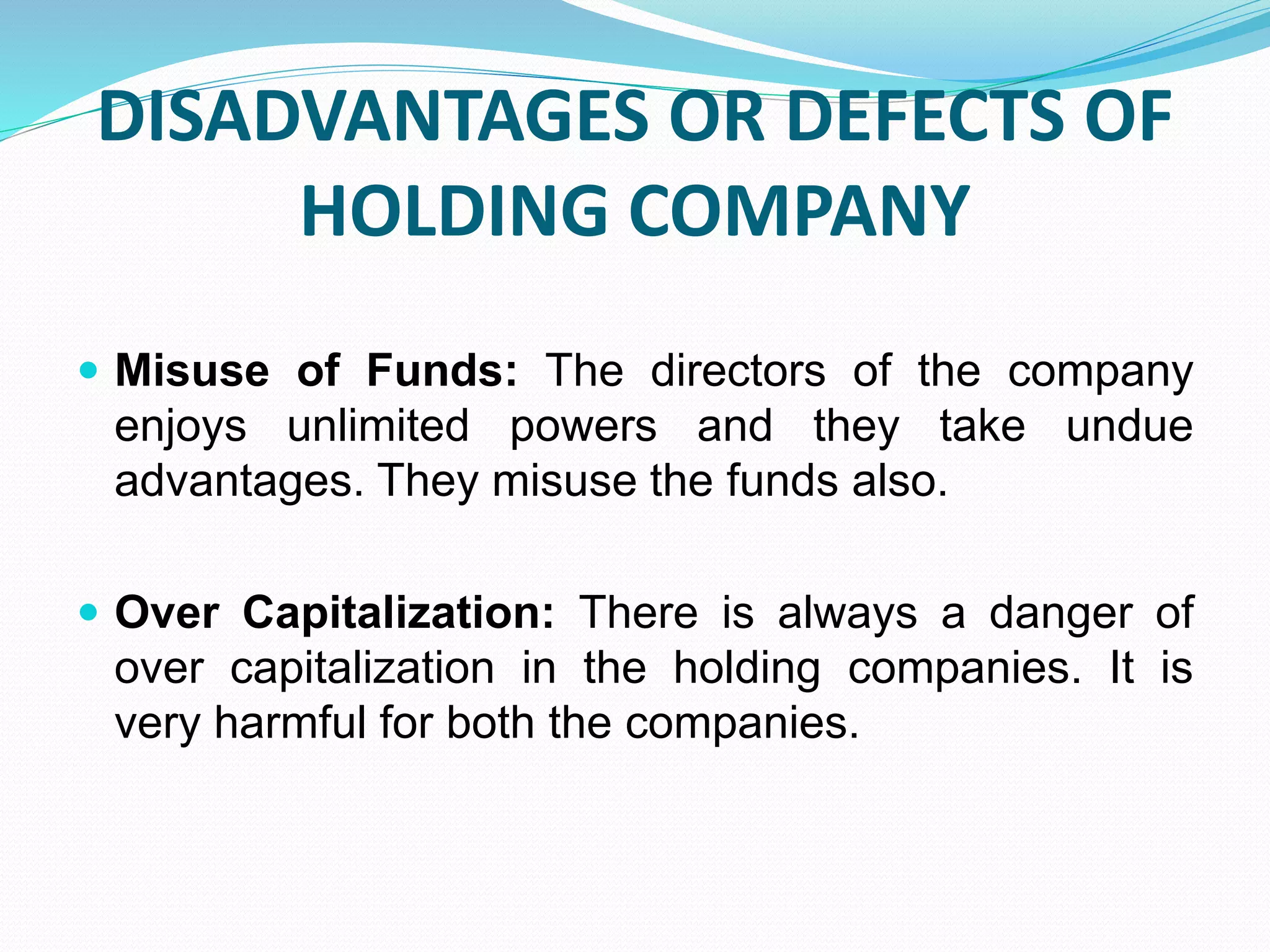 Holding and subsidiary company | PPTX