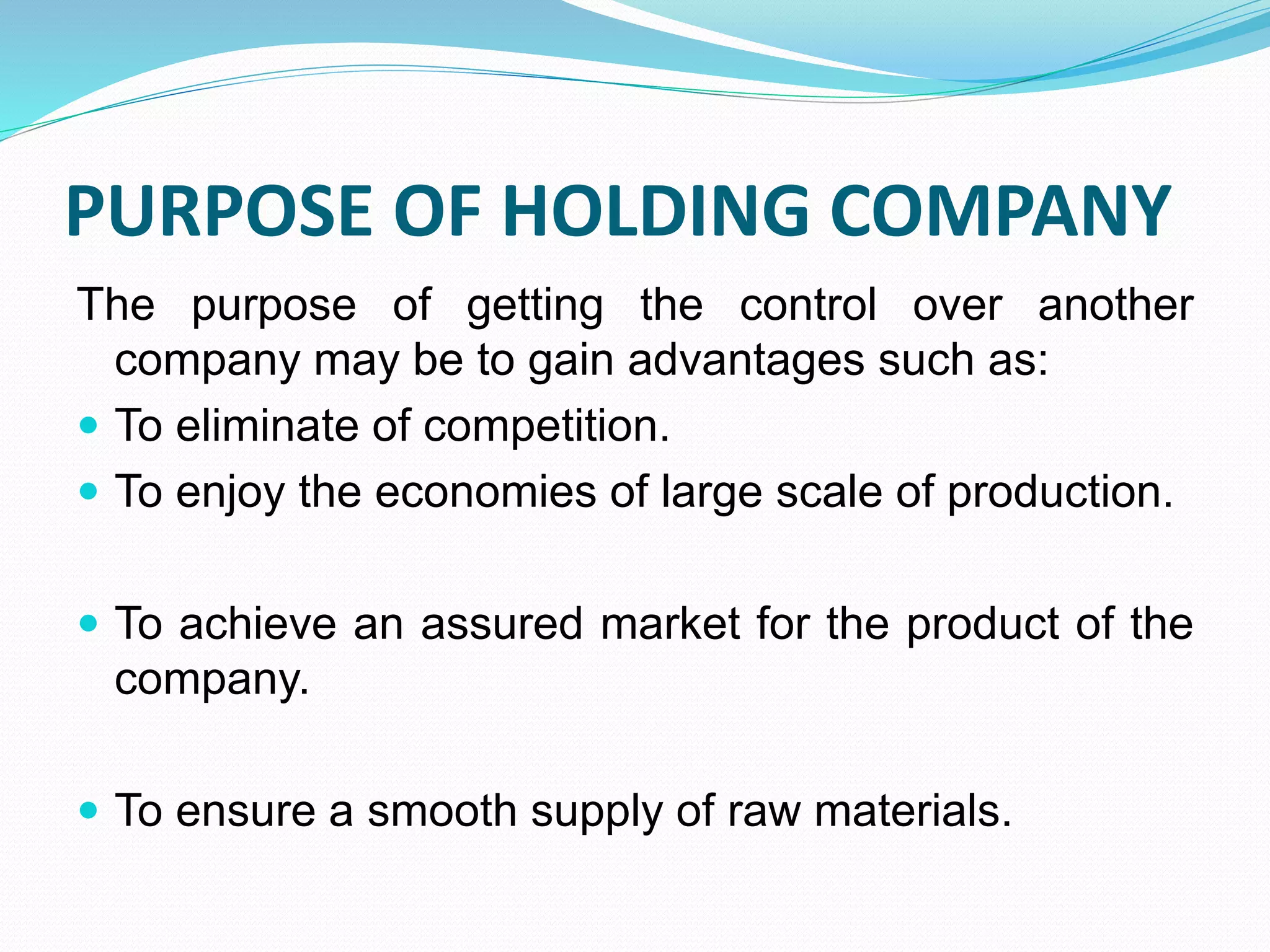 Holding and subsidiary company | PPTX
