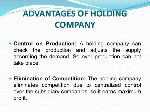 Holding and subsidiary company | PPTX
