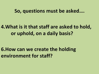 Holding environment presentation | PPT