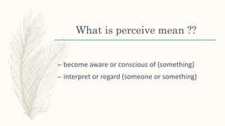 Holding on to the right things | PPT