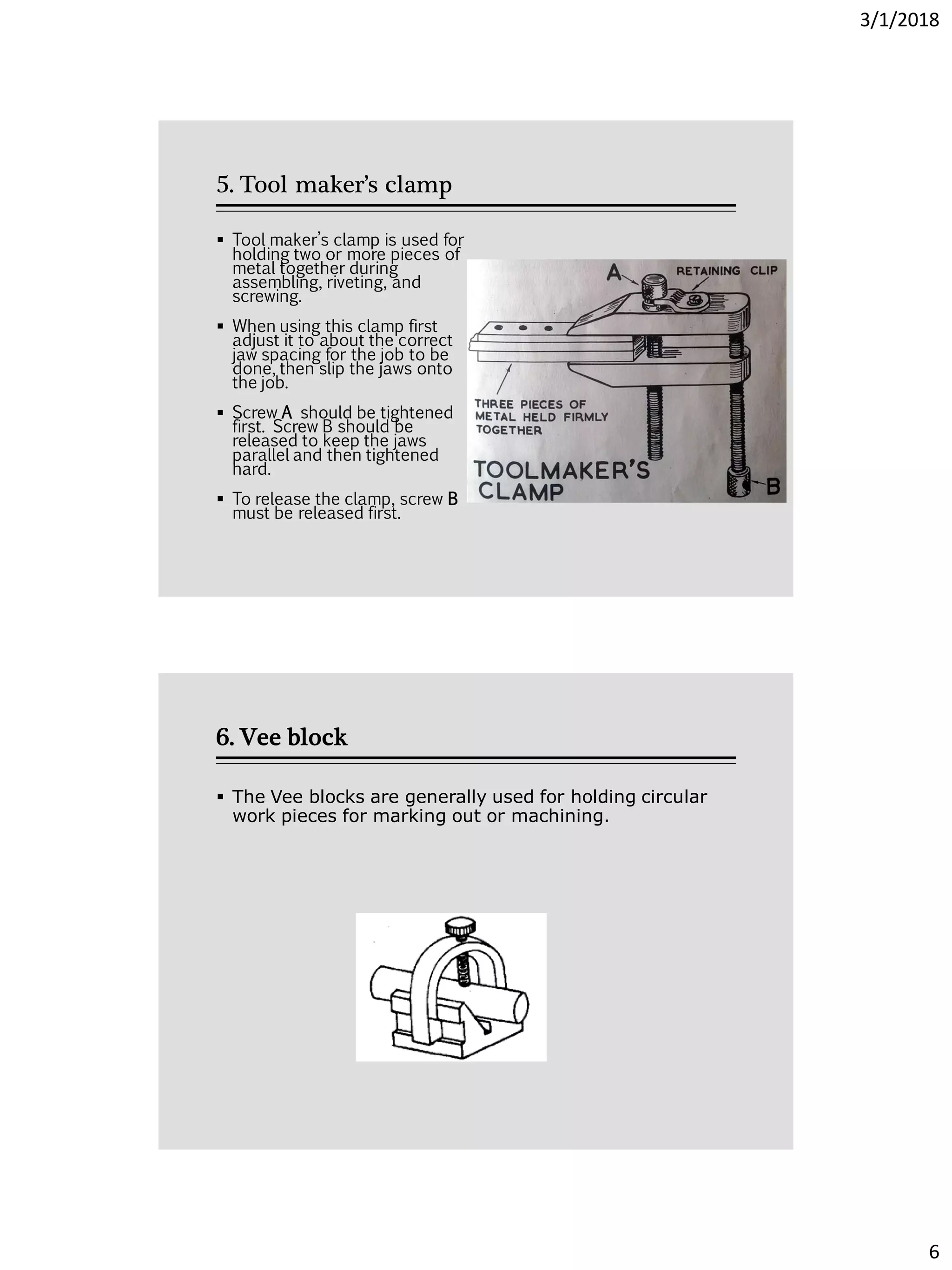 metal holding tools | PDF
