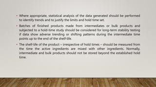 Hold time study of Solid Dosage Form.pptx