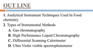 Instrument or Experimental Technique Used In Food Chemical Composition ...