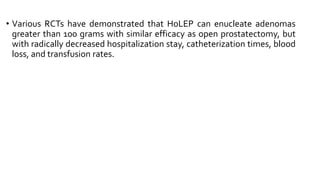 HoLEP: the gold standard for the surgical management of BPH in the 21st ...