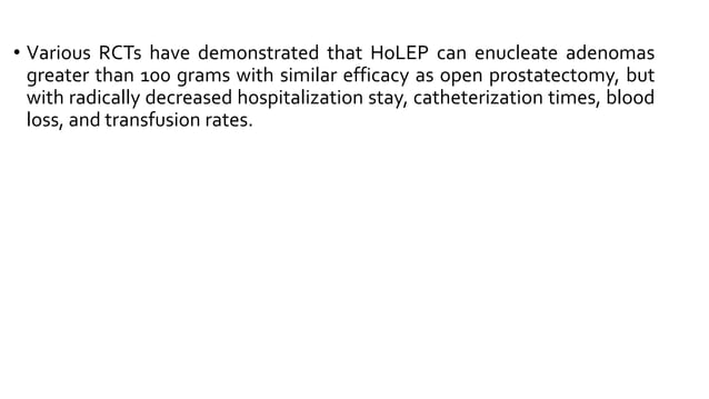 HoLEP: the gold standard for the surgical management of BPH in the 21st ...