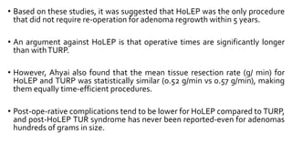 HoLEP: the gold standard for the surgical management of BPH in the 21st ...