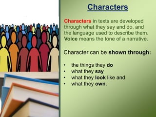 Holes. Characters and Characterization | PPTX