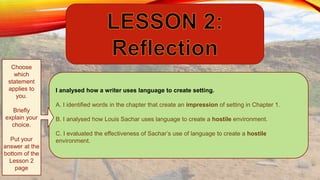 Holes introduction lessons1and2 | PPTX